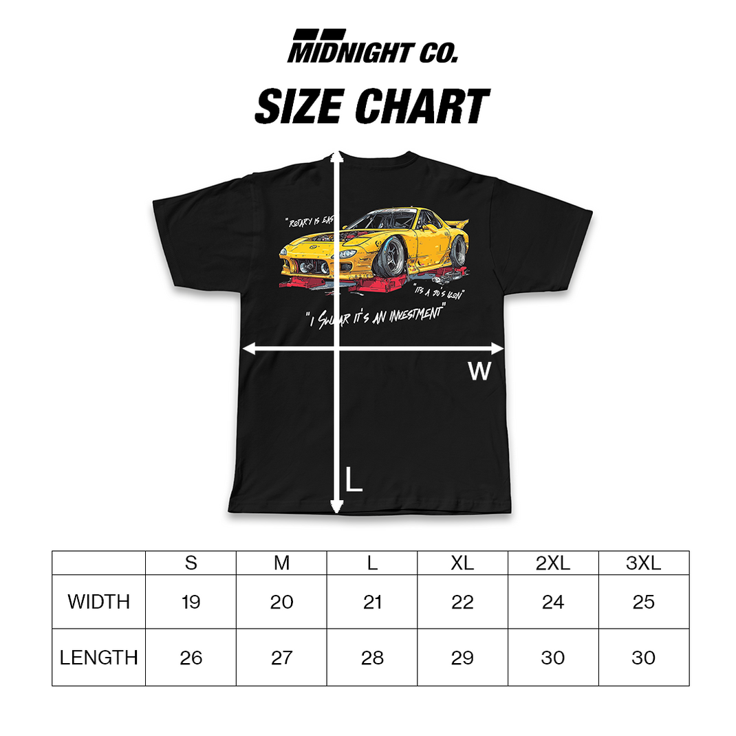 Size Chart – Midnight Co.