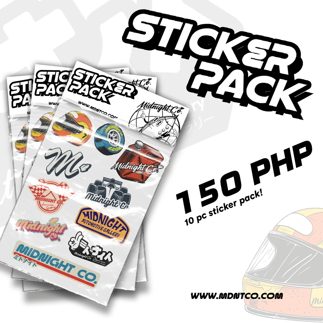DAY 2: 🏁Grand Prix Sticker Pack🏁 – Midnight Co.